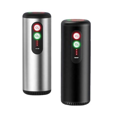 China Homefish OEM Car Air Purifier UV Ozone Ionic Portable Ionizer 50mg/h Ozone Output 2000mAh Battery for sale