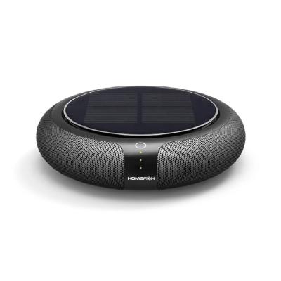China Homefish Car Air Purifier Negative Ion Generator 1200mAh HEPA Filter Solar USB for sale