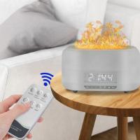 China HOMEFISH 400ml Ultrasonic Flame Air Humidifier With Bluetooth for sale