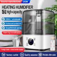 China HOMEFISH 5L Large Capacity Cool Mist Humidifier 280-380ml/h Ultrasonic for Bedroom for sale