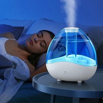 China HOMEFISH Desktop Ultrasonic Humidifier 1.5L Cool Mist 2 Speed 15W for Home Office for sale