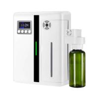 China Hotel Lobby Wall Mounted 160ml Essential Oil Diffuser Ultrasonic Scent Waterless Aromatherapy 8W DC12V for sale