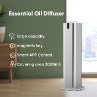 China HOMEFISH A2000 800ml Aluminum Commercial Tower Scent Diffuser with Bluetooth Control for 2000 sq ft Coverage for sale