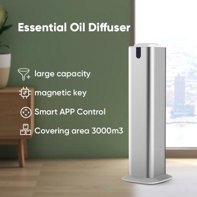 China HOMEFISH A2000 800ml Aluminum Commercial Tower Scent Diffuser with Bluetooth Control for 2000 sq ft Coverage for sale