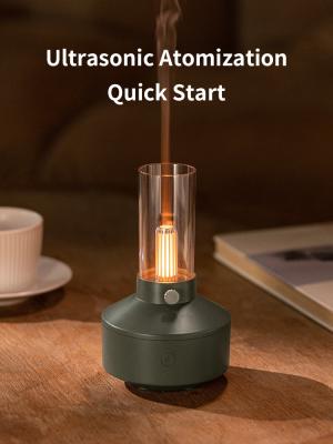 China Retro Vintage Lamp Aromatherapy Machine Ultrasonic Humidifier 107mm 180mm for Home Office for sale