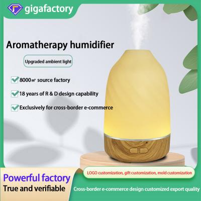 China Homefish 120ML Ultrasonic Humidifier with 7-Color LED Light and 30ML/H Aromatherapy Sprayer for sale