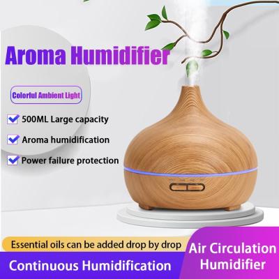 China Onion Shaped Silent Humidifier 167mm Ultrasonic Aromatherapy with 7 Color Lights for Bedroom for sale