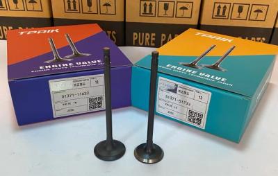 China Excavator SK300-8 J08E Engine Valve IN EX S137111632 S137151733 6 Pieces Set for sale