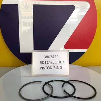 China 6D114 6CT8.3 Diesel Engine Piston Ring 3802429 OEM Standard Size for Cummins Excavator for sale