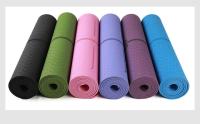 China Beginner Fitness Yoga Mat TPE Yoga Mat Non Slip Gym Fitness Mat With Position Line for sale