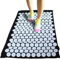 China Lotus Acupressure Massage Mat Anti Stress Needle Massager With Pillow for sale