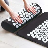 China Lotus Acupressure Massage Mat Anti Stress Needle Massager With Pillow for sale