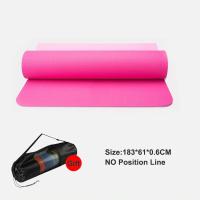 China Eco Friendly TPE Fitness Yoga Mat Double Layer Non Slip Sport Carpet Pads for sale