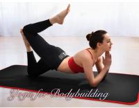 China Non Slip	Fitness Yoga Mat Extra Thick Yoga Mat 10mm NRB Material For Men / Women for sale