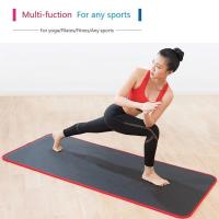 China Non Slip	Fitness Yoga Mat Extra Thick Yoga Mat 10mm NRB Material For Men / Women for sale