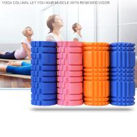 China Column Yoga Exercise Blocks / Pilates Foam Roller Gym Exercises Muscle Massage Roller for sale