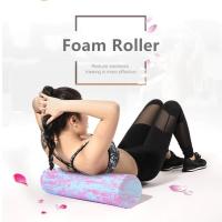 China Gym Fitness Yoga Foam Roller Peanut Ball Set Pilates Block Peanut Massage Roller Ball for sale