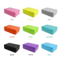 China Customized Yoga Exercise Blocks EVA Foam Yoga Blocks Stretching Aid Gym Pilates for sale