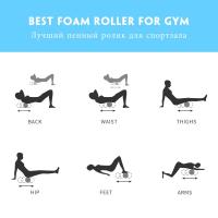China Sport Fitness Foam Muscle Roller , Back Massage Roller For Exercises Physical Therapy for sale