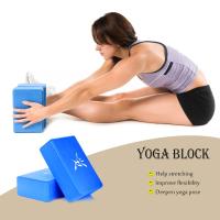 China Gym Yoga Exercise Blocks Set Pilate Brick / Yoga Stretching Belt Bolster for sale