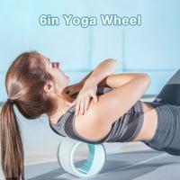 China TPE yoga pilates circle , Yoga Fitness Roller Wheel Back Training Tool for sale