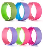 China Back Training Yoga Circle Ring ,  TPE Yoga Fitness Roller Wheel For Slimming Waist for sale