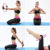 China Gym Fitness Yoga Body Wheel , Pelgrip Exercise Ring For Home Training for sale