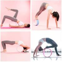China Back Training Yoga Roller Wheel Stretching Massage Fitness Equipment for Waist Shaping for sale