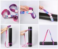 China Stretch Fitness Yoga Mat Sling , Adjustable Elastic Yoga Strap Belt Exercise for sale