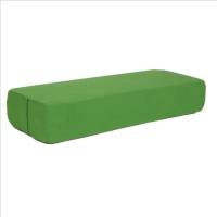 China Cotton Cover Yoga Pillow High density TPE Foam Lining Yoga Block Exercise Fitness Gym Slimming for sale