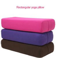 China Cotton Cover Yoga Pillow High density TPE Foam Lining Yoga Block Exercise Fitness Gym Slimming for sale