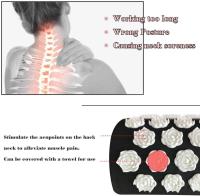 China Yoga Block / Yoga Props Lotus Acupressure Massage Pillow For Neck / Body Muscle Relaxation for sale