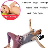 China Yoga Block / Yoga Props Lotus Acupressure Massage Pillow For Neck / Body Muscle Relaxation for sale