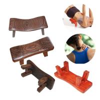 China Yoga Sleeping Pillow Solid Wood Cervical Support Pillow Massage Fitness For Gym Exercise for sale