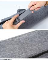 China Durable Canvas Yoga Mat Carry Bag / Yoga Backpack With Multifunctional Side Pockets for sale