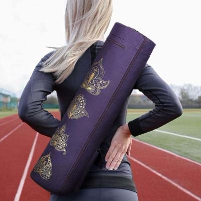 China Full Zip Exercise Gym Carry Bag , Yoga Strap Bag Oxford Cloth With 2 Pockets for sale