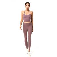 China Women Fitness Clothing Yoga Apparel Camisole Lady Cross Back Bra Vest Tank Top Underwear for sale