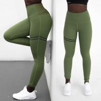 China Polyester Gym Yoga Pants Fitness Sport Leggings Tights Slim Running Sportswear Sports Pants for sale