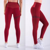 China Polyester Gym Yoga Pants Fitness Sport Leggings Tights Slim Running Sportswear Sports Pants for sale