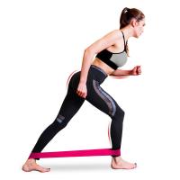 China Training Fitness Gym Exercise Rubber Band , Unisex Pilates Resistance Bands for sale