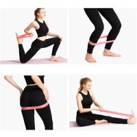 China Training Fitness Gym Exercise Rubber Band , Unisex Pilates Resistance Bands for sale