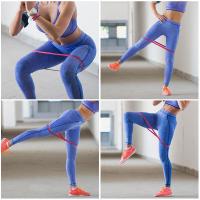 China Training Fitness Gym Exercise Rubber Band , Unisex Pilates Resistance Bands for sale