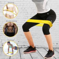 China Strength Training Fitness Rubber Bands LOGO Customized Home Workout Elastic Bands for sale