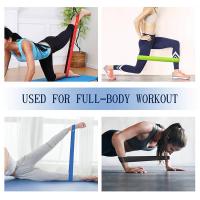 China Strength Training Fitness Rubber Bands LOGO Customized Home Workout Elastic Bands for sale
