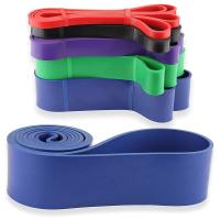China Strength Training Fitness Rubber Bands LOGO Customized Home Workout Elastic Bands for sale