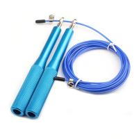 China Heavy Steel Wire Speed Jump Rope , Gym Skipping Rope For Boxing MMA Training Equipment for sale