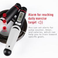 China Indoor / Outdoor Fitness Jump Ropes , Calorie Skipping Rope With Digital Counter for sale