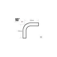 China 90 DEGREE BEND ALUMINUM ELBOW TUBING PIPE for sale