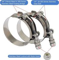 China t bolt clamp with plated for sale