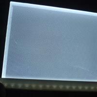 China Acrylic Light Panel For LED Menu Display for sale